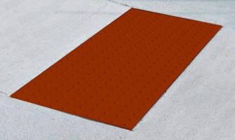 Radius Truncated Dome Detectable Warning Systems - Brick Red | Gatti ...